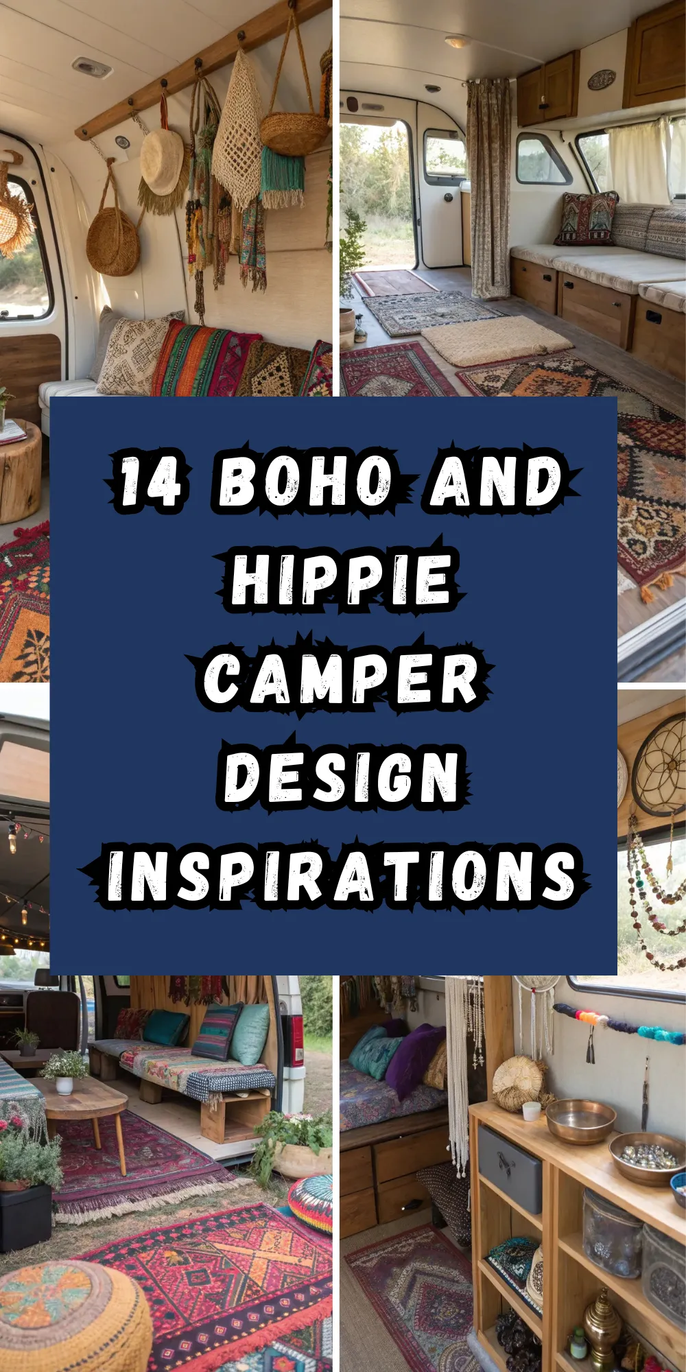 14 Boho and Hippie Camper Design Inspirations