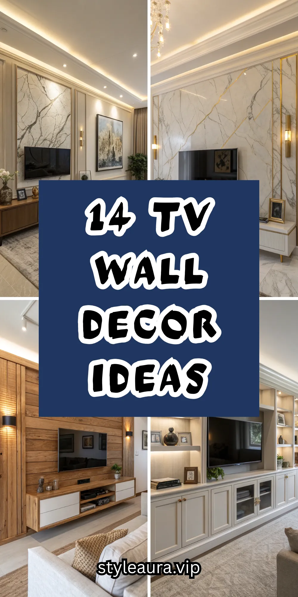 14 TV Wall Decor Ideas to Enhance Your Living Room