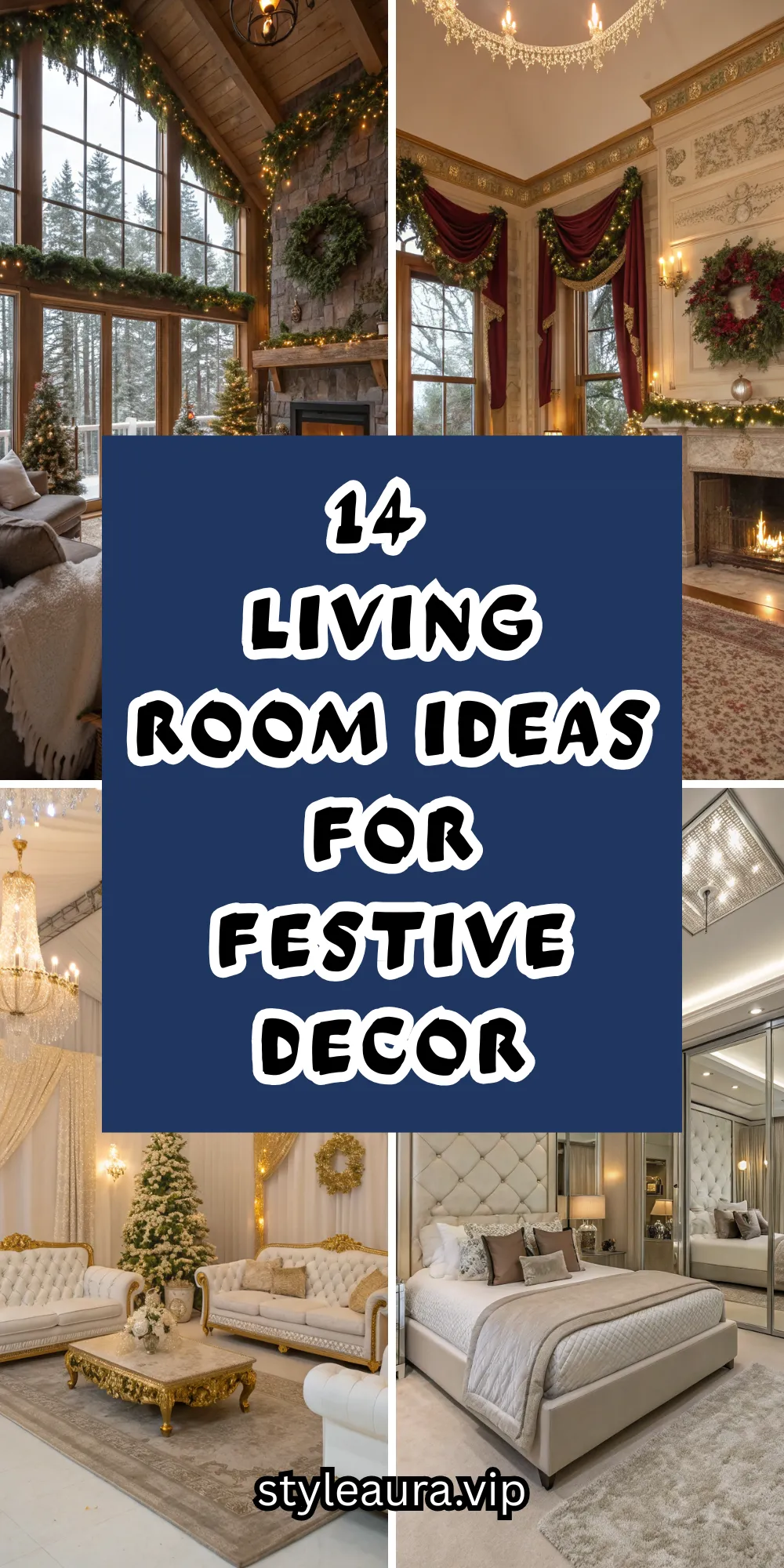 14 Living Room Ideas for Festive Decor