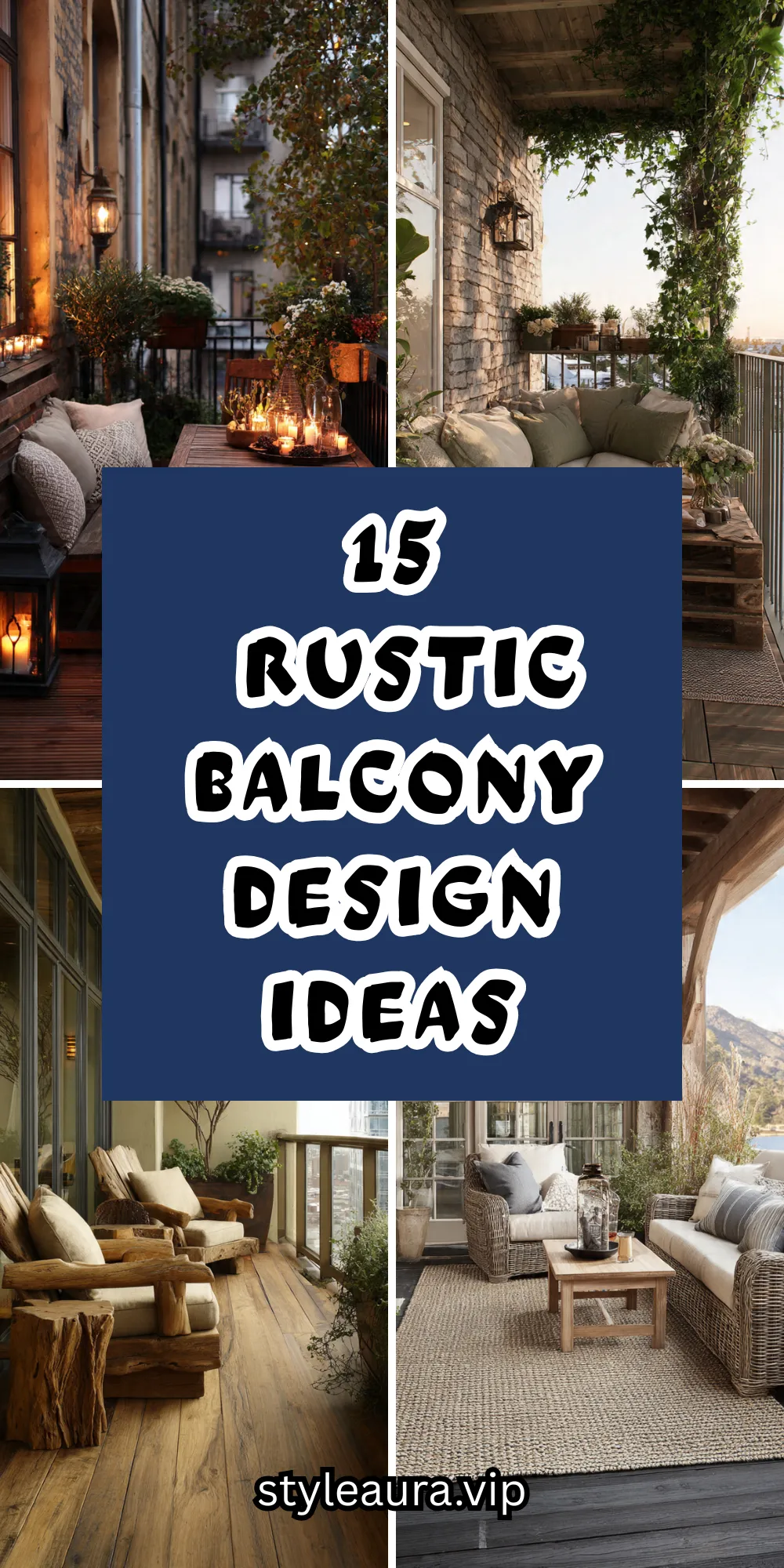 15 Rustic Balcony Design Ideas for Nature Lovers